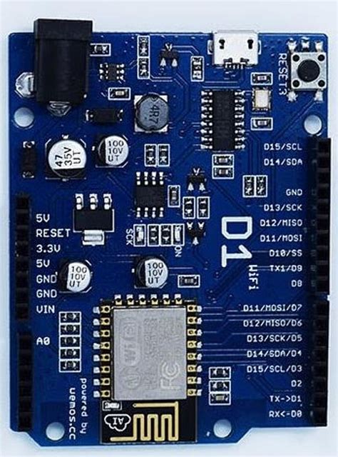 WeMos D CH WiFi Development Board ESP ESP E Uno Arduino