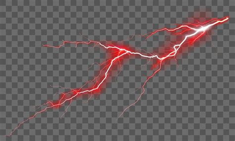 Png Vivid Red Lightning Bolt Free Png Rawpixel