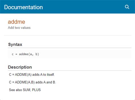 add help for live functions matlab and simulink