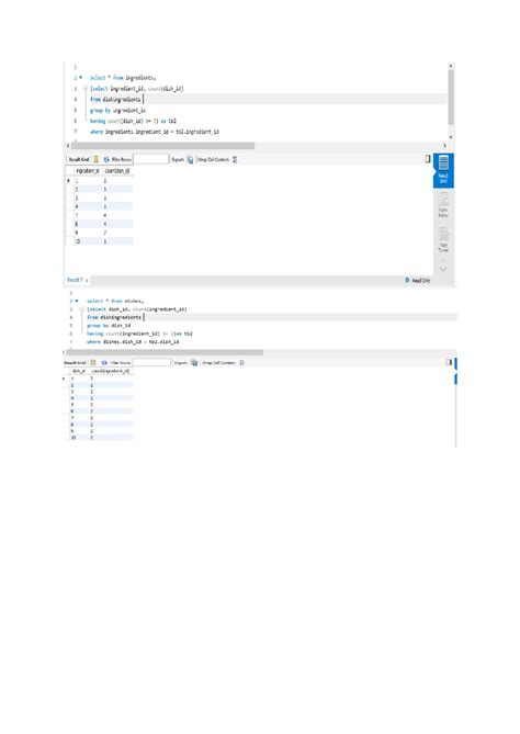 SQL Sqll Xoa 2lan Cau 2 CREATE TABLE Chefs Id INT PRIMARY KEY