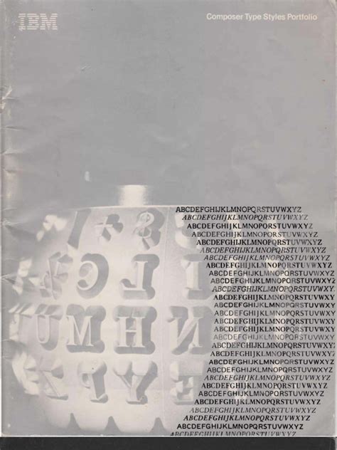 Ibm Selectric Composer Fonts Catalog Pdf Serif Typewriter