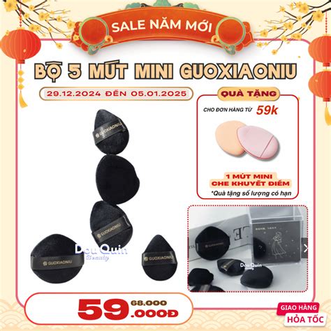 Set Of 5 Guoxiaoniu Mini Powder Sponges Super Soft Concealer Round Face Makeup Puff Dd04 Guo