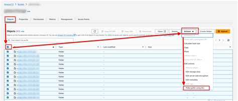 c getting the bucket does not allow acls error stack overflow