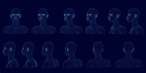 Naked Wireframe Vector Images