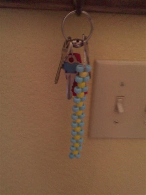 Peyote Stitch Keychain By Carlinasunshine Kandi Photos On Kandi Patterns