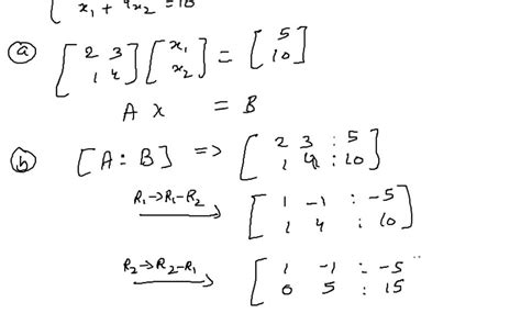 Solvedsolving A System Of Linear Equations A Write The System Of