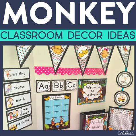 Monkey Classroom Theme Ideas For Elementary Teachers In 2026 Teaching