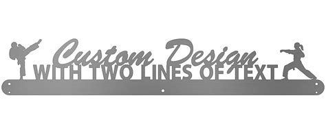 Custom Belt Display Header Multiple Rows Sport And Running Medal