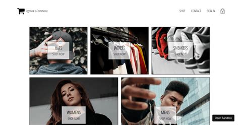E Commerce React Firebase Codesandbox
