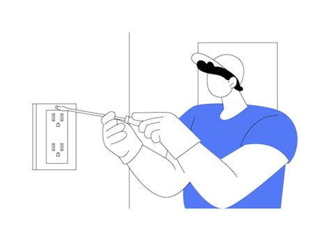 Premium Vector Sockets Installation Abstract Concept Vector Illustration