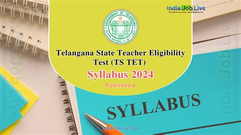 Ts Tet Syllabus 2024 Published View Pdf Live Govt Job News Result
