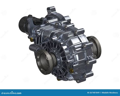 Gearbox For Electric Car D Rendering Stock Illustration Illustration Of Rendering Machinery