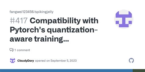 Compatibility With Pytorchs Quantization Aware Training Procedure