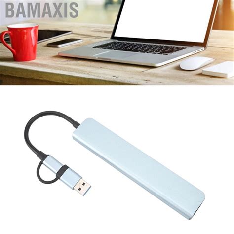 Bamaxis In USB C Hub อลมเนยมอลลอยดพรอม USB ประเภท USB มม แจค Us Kit