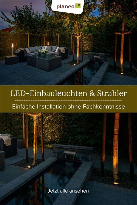 Einbauleuchte And Led Einbaustrahler Für Den Garten Beleuchtung Garten Gartenbeleuchtung