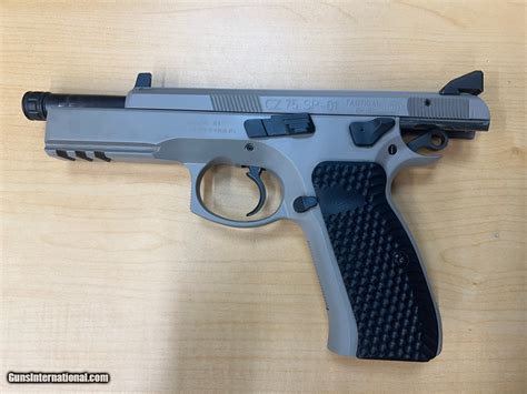 Cz 75 Sp 01 Tactical Urban Grey Suppressor Ready 9mm Luger 9x19 Para