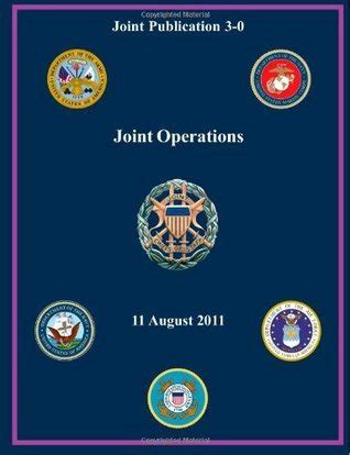 Joint Operations Joint Publication 3 0 By Us Department Of Defense