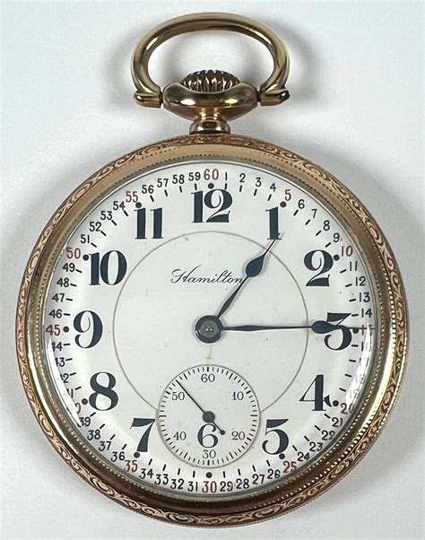 Hamilton Gold Filled Pocketwatch Auction
