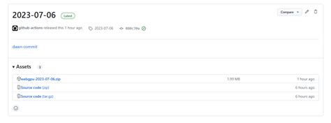 Error When Release Step Issue Mmozeiko Build Dawn GitHub