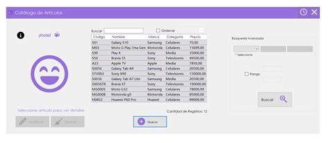 github sergio arean sistema crud articulos c aplicación de escritorio desarrollada en