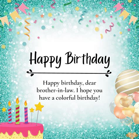 75 Happy Birthday Wishes For Brother In Law Quotes Messages Card