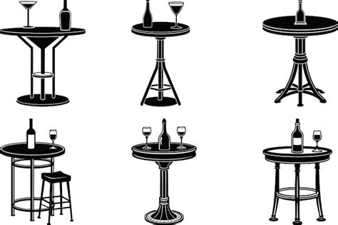 Cocktail Tables Vectors Download Free High Quality Vectors From