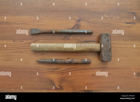 Hammer And Chisel Stock Photo Alamy