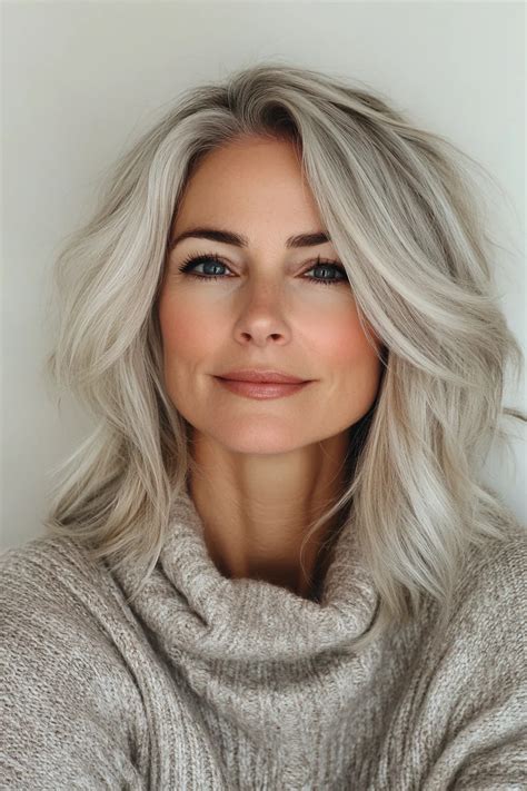 Shoulder Length Haircuts Women Over 40 Shouldnt Miss In 2024 In Style Us