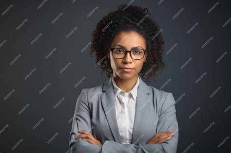 Premium Ai Image Breaking Stereotypes African American Corporate Lawyer Exudes Confidence In