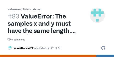 Valueerror The Samples X And Y Must Have The Same Length Wilcoxon