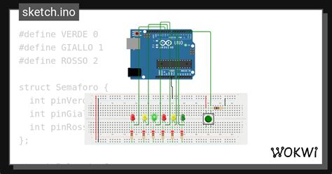 Semaforo Con Chiamata Pedonale Singh Akashdeep 5eas Sistemi Wokwi