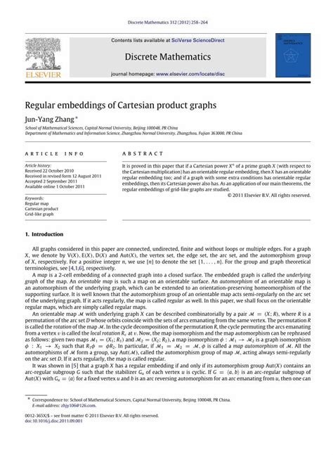 pdf regular embeddings of cartesian product graphs dokumen tips