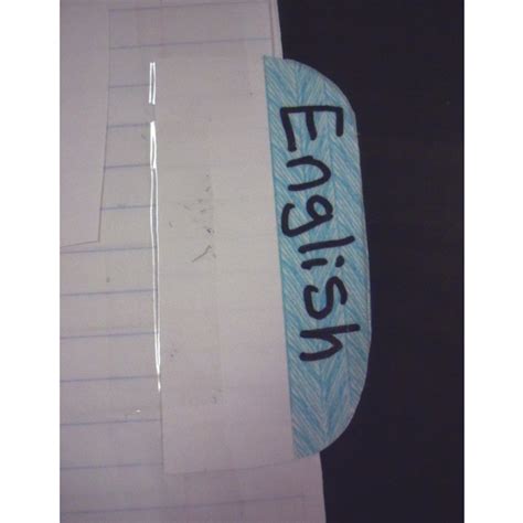 DIY Make Your Own Notebook Dividers