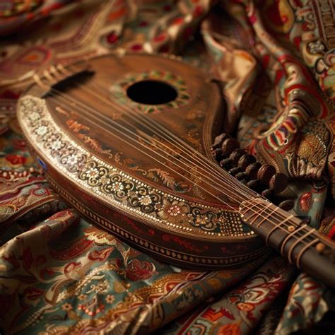 Free Ornate Stringed Instrument Image Download At Stockcake