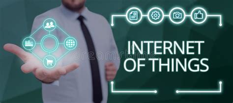 Text Showing Inspiration Internet Of Thingsconnection Of Devices To The