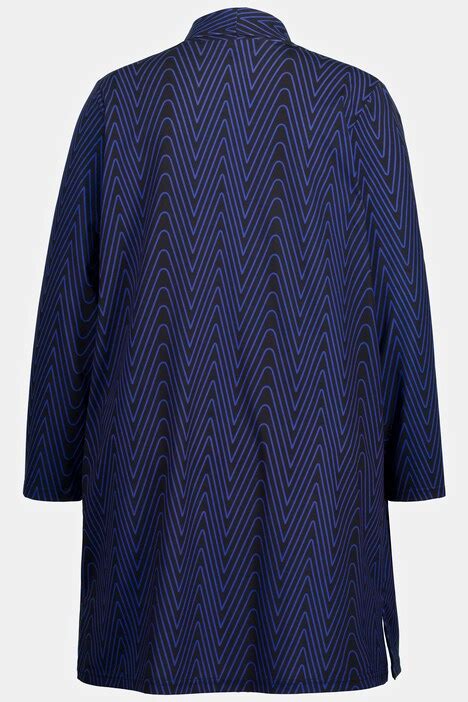 Matte Jersey Graphic Print Pocket Jacket Jacket Jackets