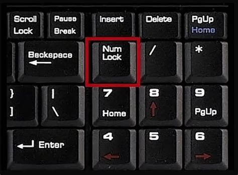 windows numlock
