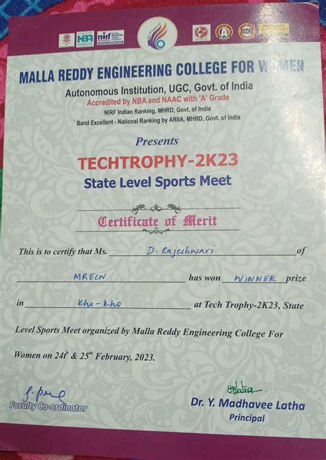 Dasari Rajeshwari On Linkedin Sportspride