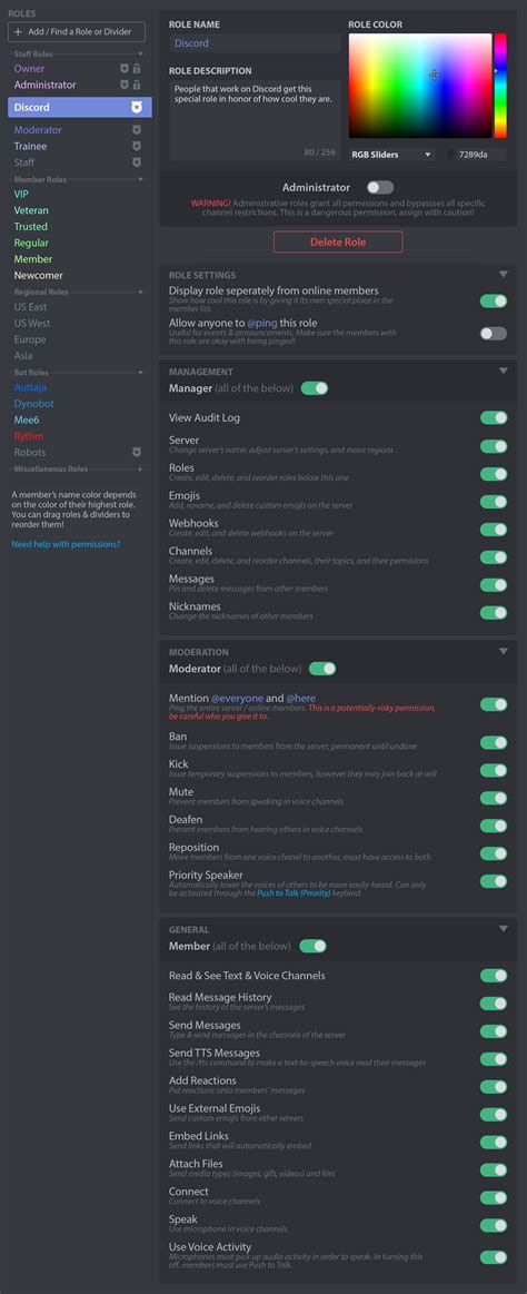 new roles look discord