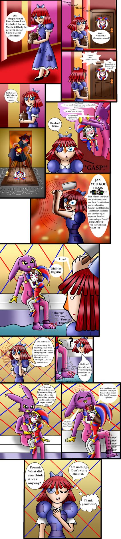 Jax X Pomni A Misunderstanding Situation Comic By Maccagemdiamond On Deviantart