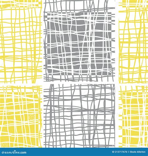 Irregular Vector Gauze Weave Effect Striped Seamless Pattern Background Backdrop Of Alternating