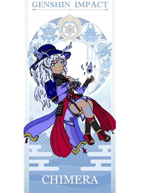 Chimera And A New Oc Created For My Friends Birthday Genshin Impact Hoyolab