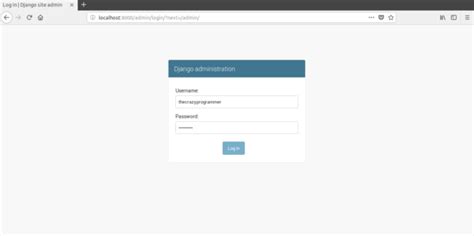 Django Admin Interface