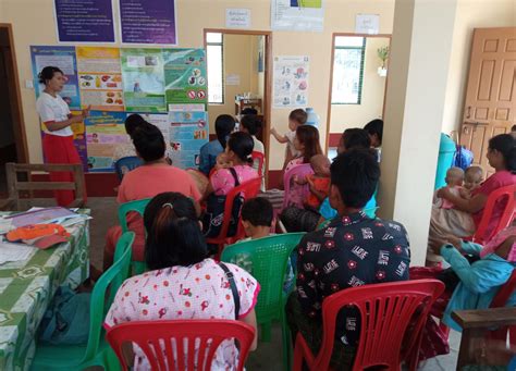 ရွှေသောင်ယံမြို့တွင် ကိုယ်ဝန်ဆောင်မိခင်များအား ကျန်းမာရေးနှင့်ညီညွတ်သည့် စားသောက်နေထိုင် လှုပ်ရ