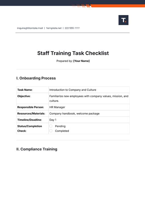 Free Equipment Training Checklist Template To Edit Online