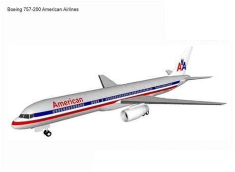 Boeing 757 200 American Airlines 3d Model 65687 Model Copy Default