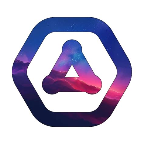 Premium Photo Image Icon Chart Radar Galaxy Gradient Colors