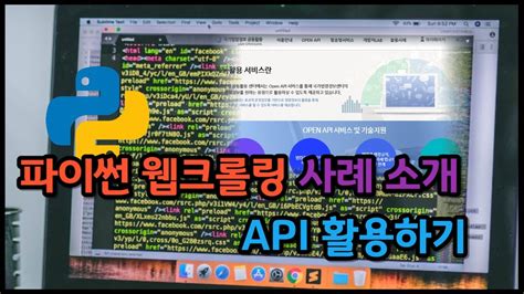 파이썬 API 웹크롤링 수강생 사례 소개 feat 국가법령정보 YouTube