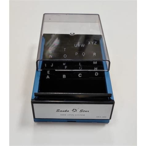Name Card Case Capacity 400 Cards Sanko Star Sks 400 Shopee Malaysia