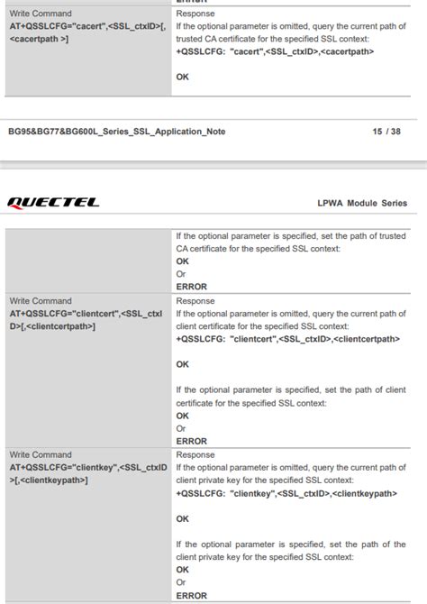 uploading ssl keys to bg95 lpwa module quectel forums